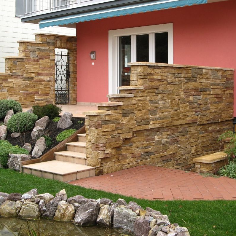 Concrete wall cladding - CLASSIC : BRETAGNE AMBER - Mathios SA ...