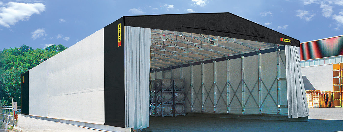 Precast warehouse - STAND-ALONE - KOPRON - galvanised steel / industrial