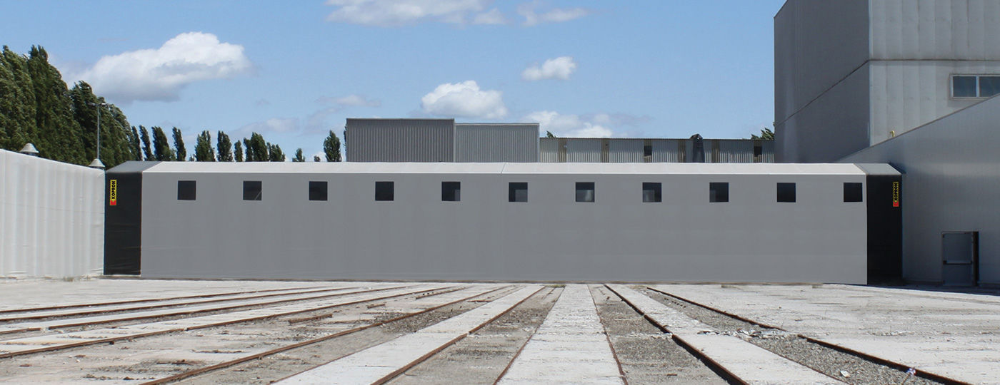 Precast warehouse - Connection - KOPRON - galvanized steel / industrial