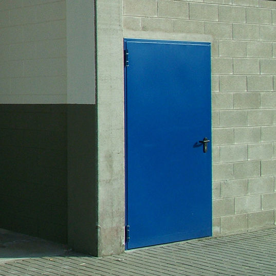 Service door - PEDESTRIAN - KOPRON - metal / swing / contemporary