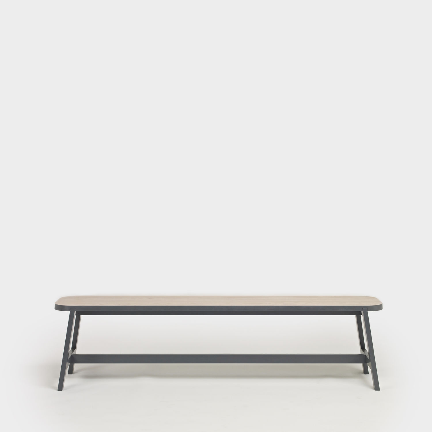 Contemporary bench - Three - ANOTHER COUNTRY - oak / beech / lacquered wood