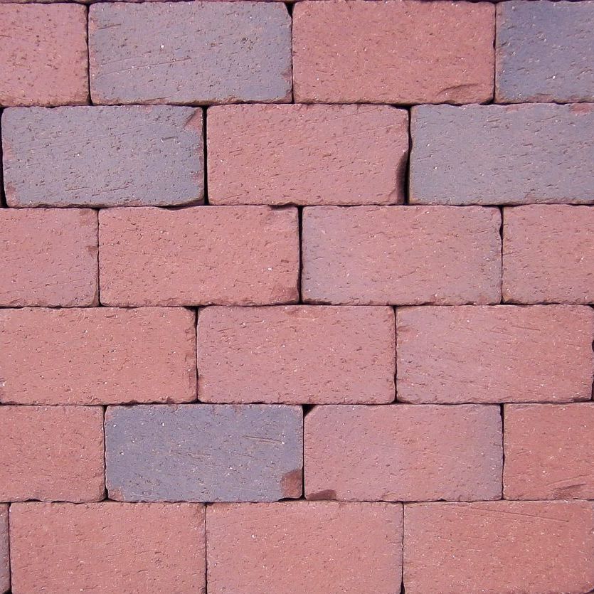Clay paver - RUMBLED FULL RANGE - PINE HALL BRICK - outdoor / antique ...