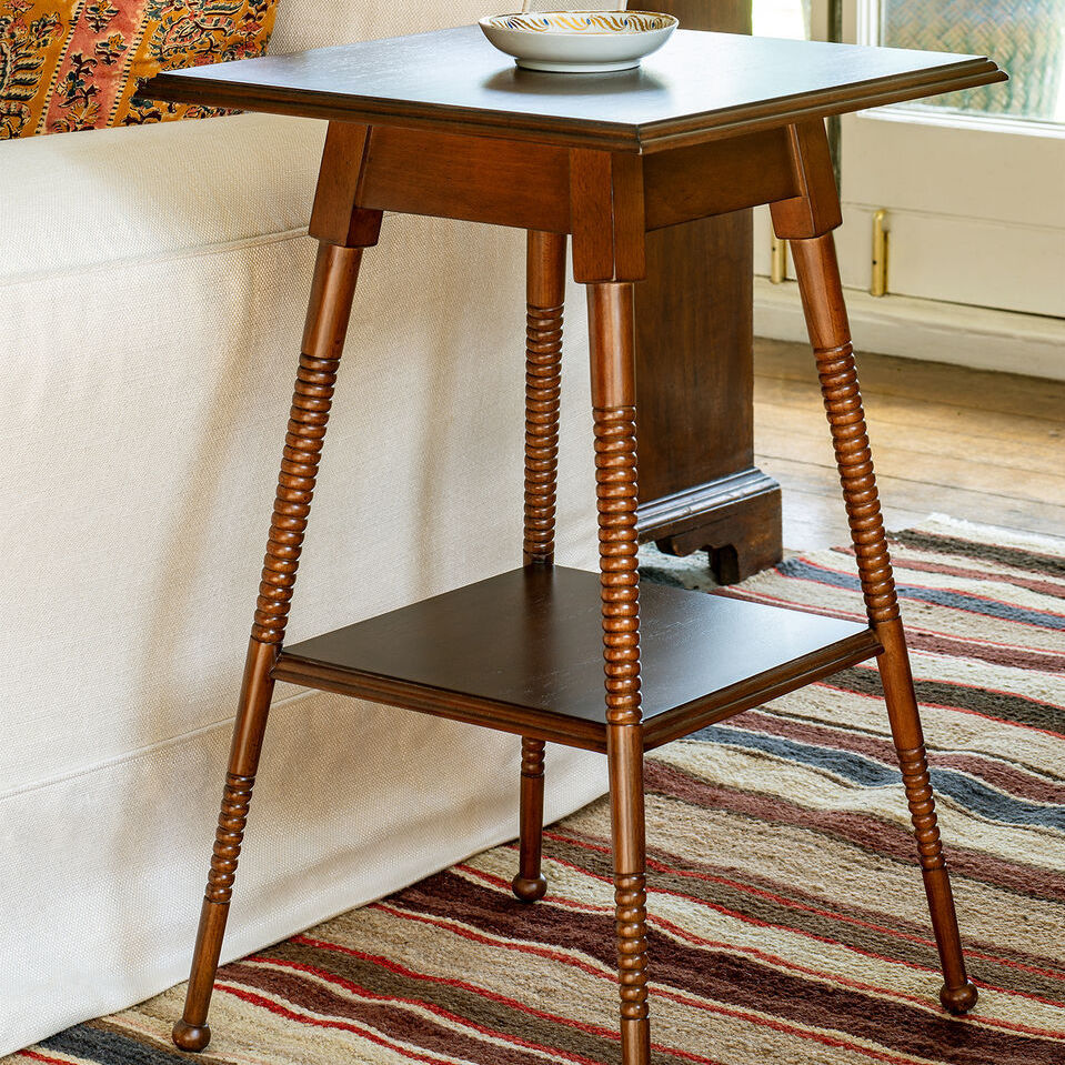 Contemporary side table - NUTLEY - VAUGHAN - solid wood / wood / acacia