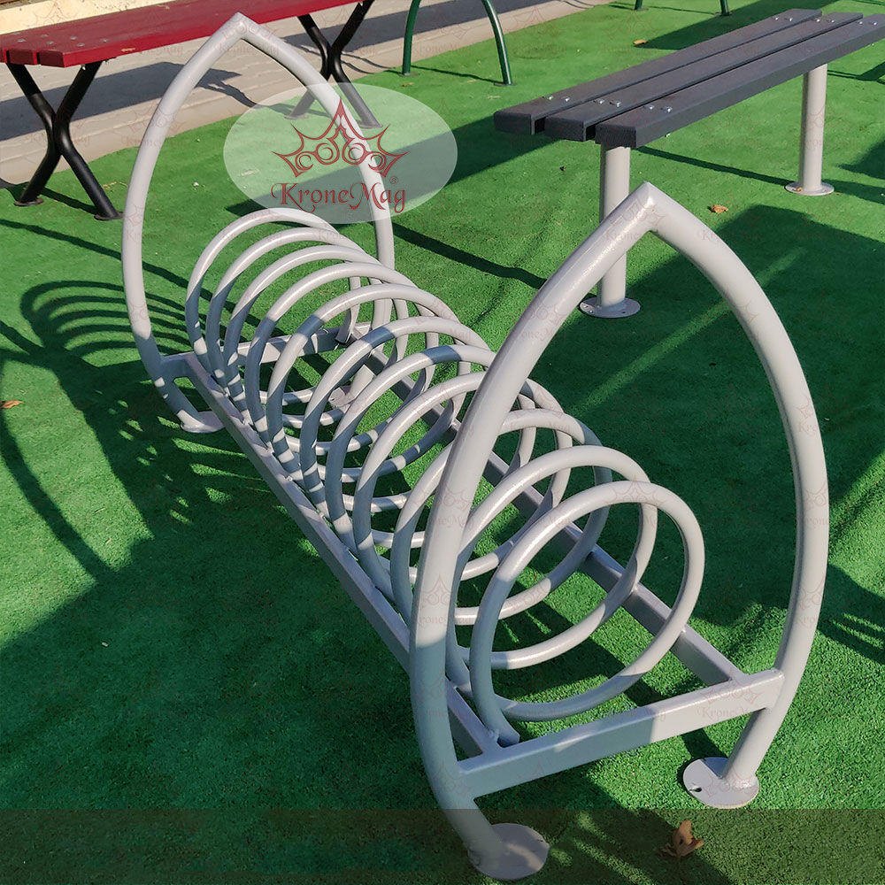 Floor-mounted bike rack - PARK-10.SP - KRONEMAG MILLENIUM srl - metal ...