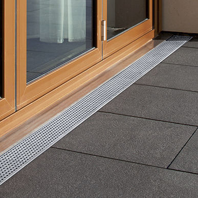 Drainage channel with grating - MultiDrain PPD - ACO Building Drainage ...