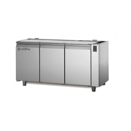 Commercial freezer - TS17/1BR - Coldline - undercounter / stainless steel