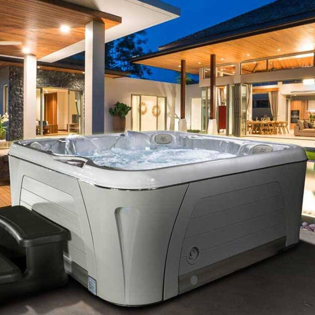 Above Ground Hot Tub S68 Clairazur Square 6 Person Outdoor