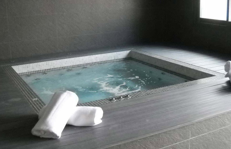 Built In Hot Tub Plazza Clairazur Square 6 Person Mosaic
