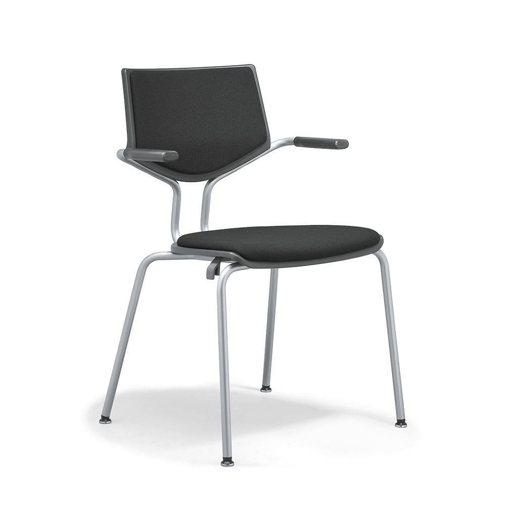 Contemporary visitor chair - 13 - Stoll Giroflex - indoor / fabric ...