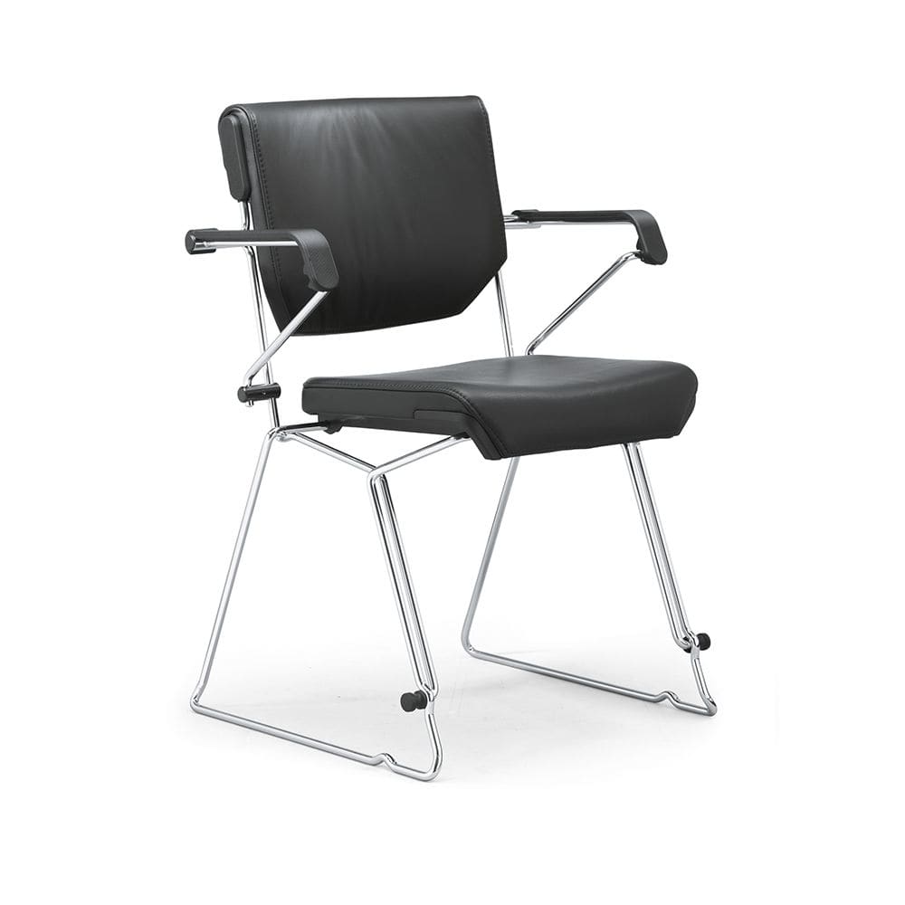 Fabric conference chair - 33 - Stoll Giroflex - leather / upholstered ...