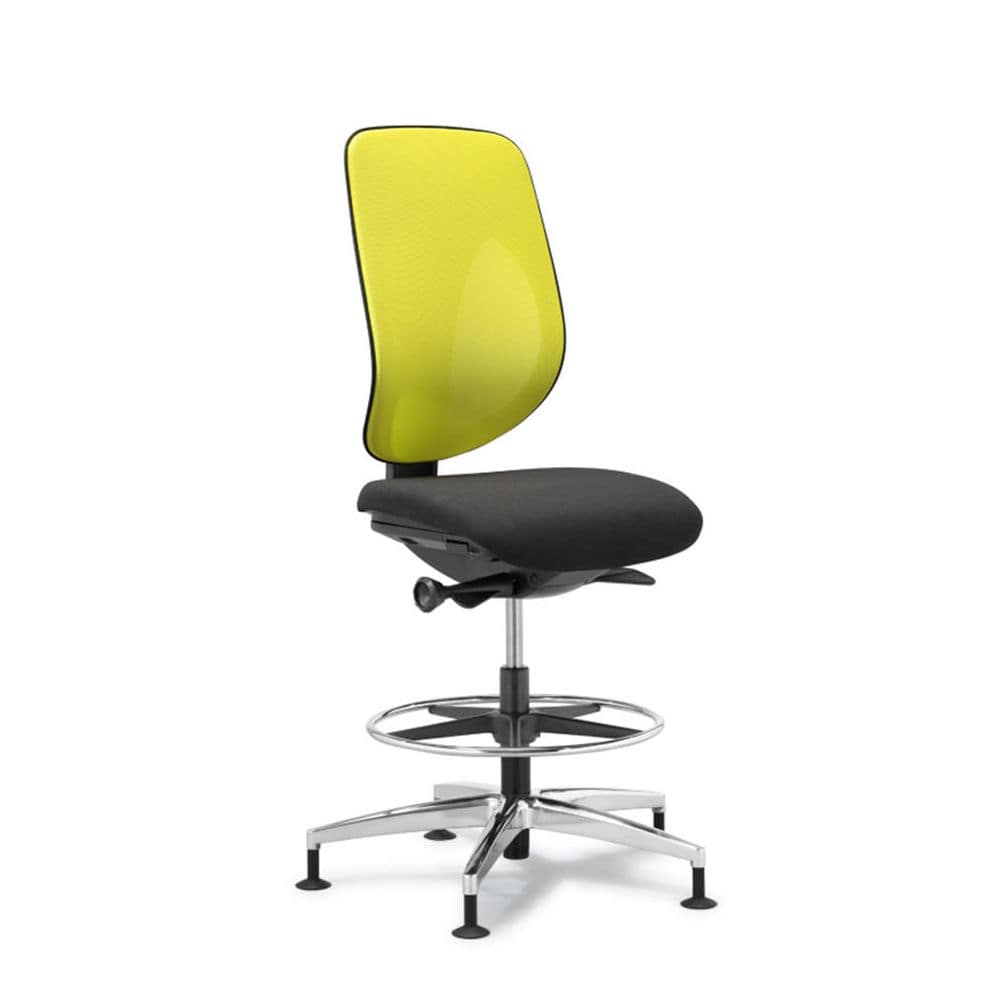Fabric task stool - 353 - Stoll Giroflex - adjustable / swivel ...