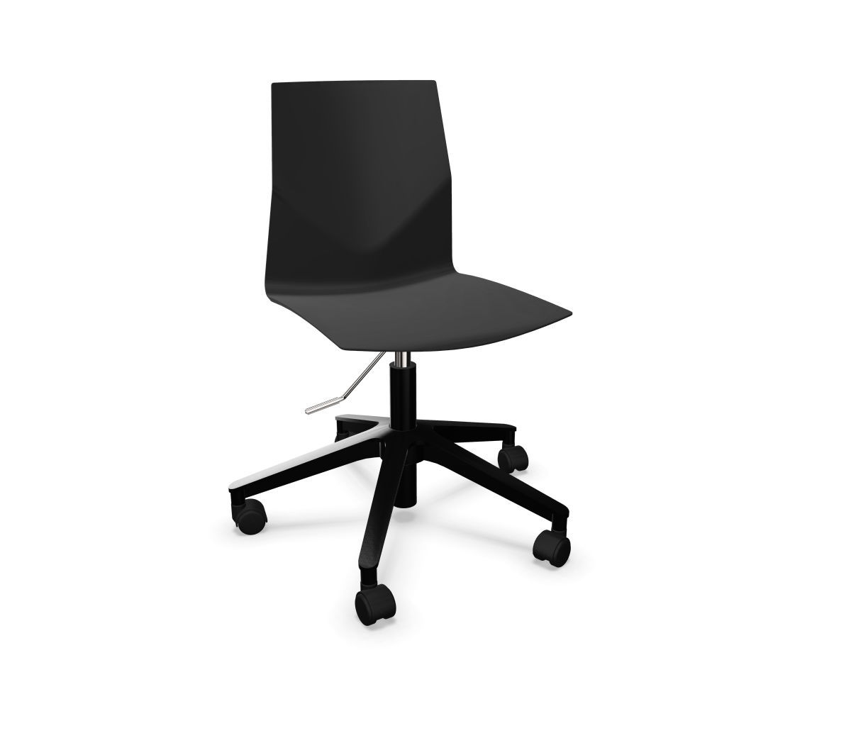 Contemporary conference chair - FOURCAST®2 WHEELER - Four Design ...