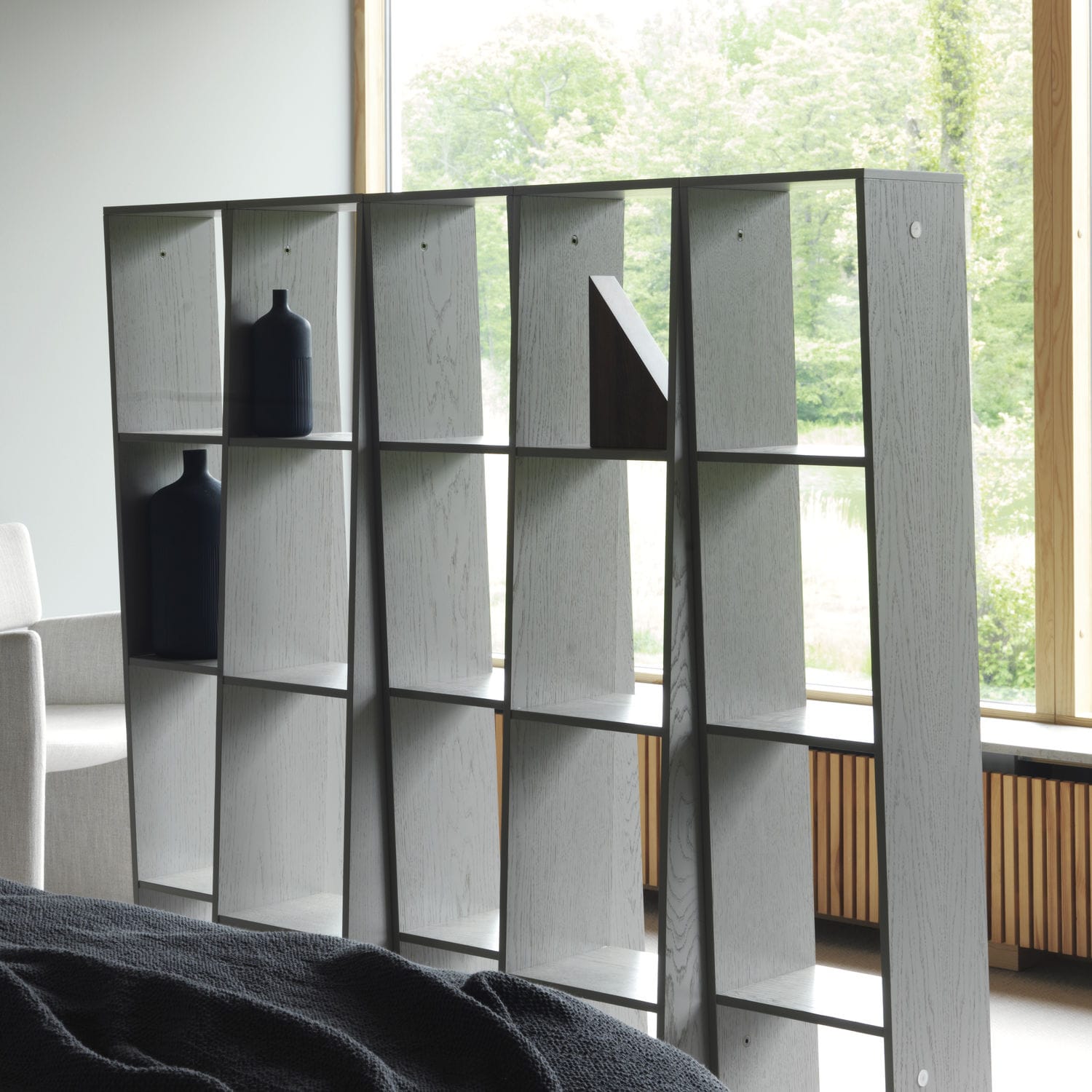 Modular shelf - ENDLESS - Massproductions - contemporary / oak