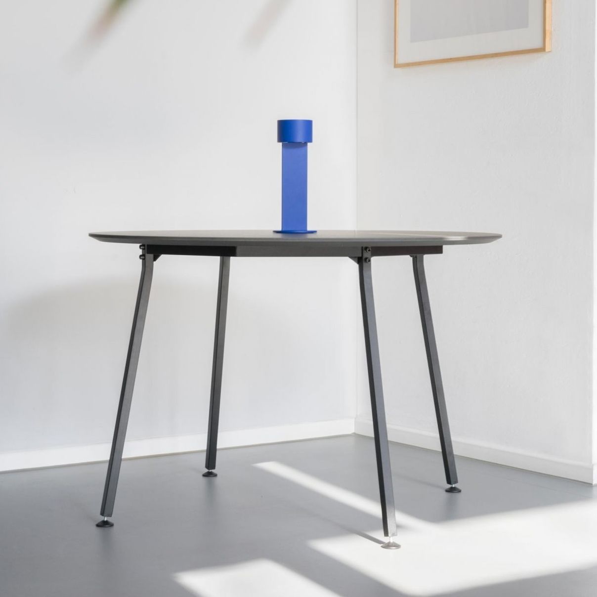 Contemporary table - EASY - MYKILOS - MDF / HPL / linoleum
