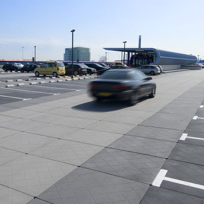 Concrete paving slab - PARDAK® 110 - Zoontjens - for parking lot ...