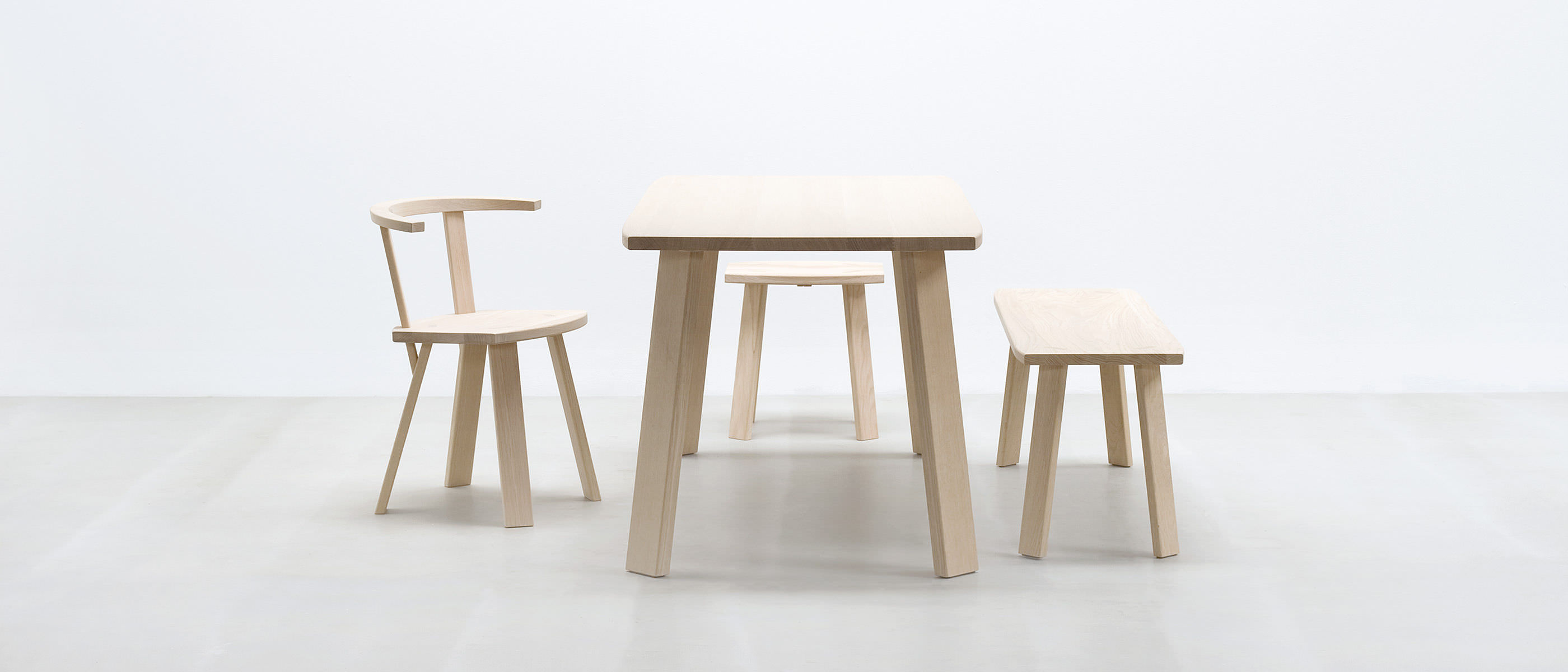 Traditional bench - ALPIN - HUSSL - wooden / museum