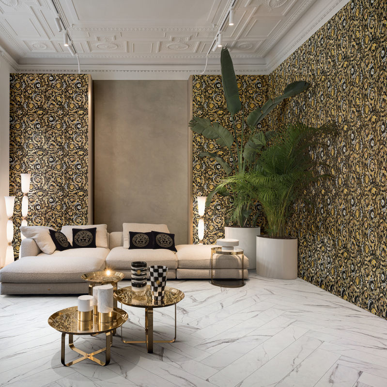 Porcelain stoneware tile - MANIFESTO - Versace Ceramics - indoor ...