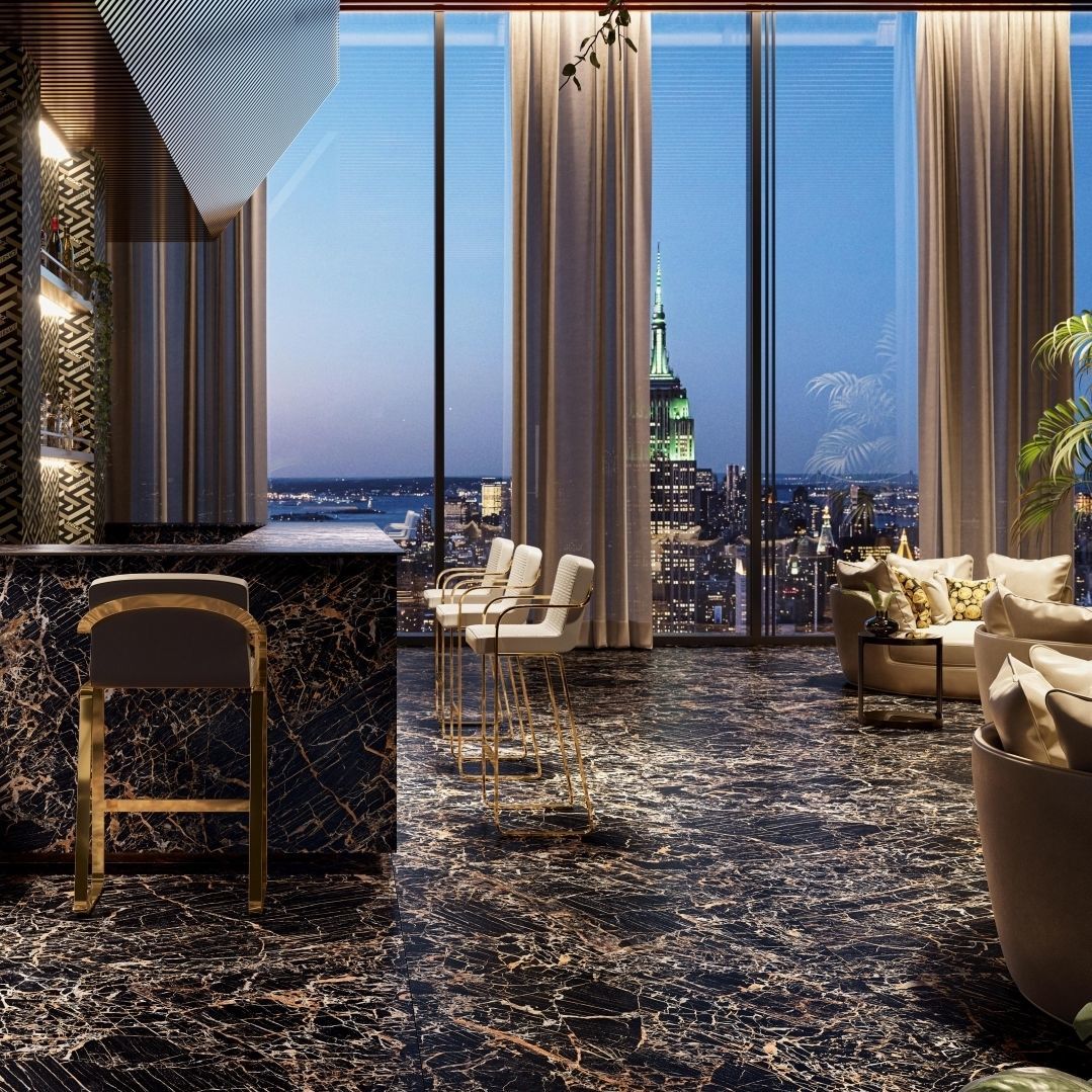 Indoor tile - MAXIMVS 12 - Versace Ceramics - living room / kitchen ...