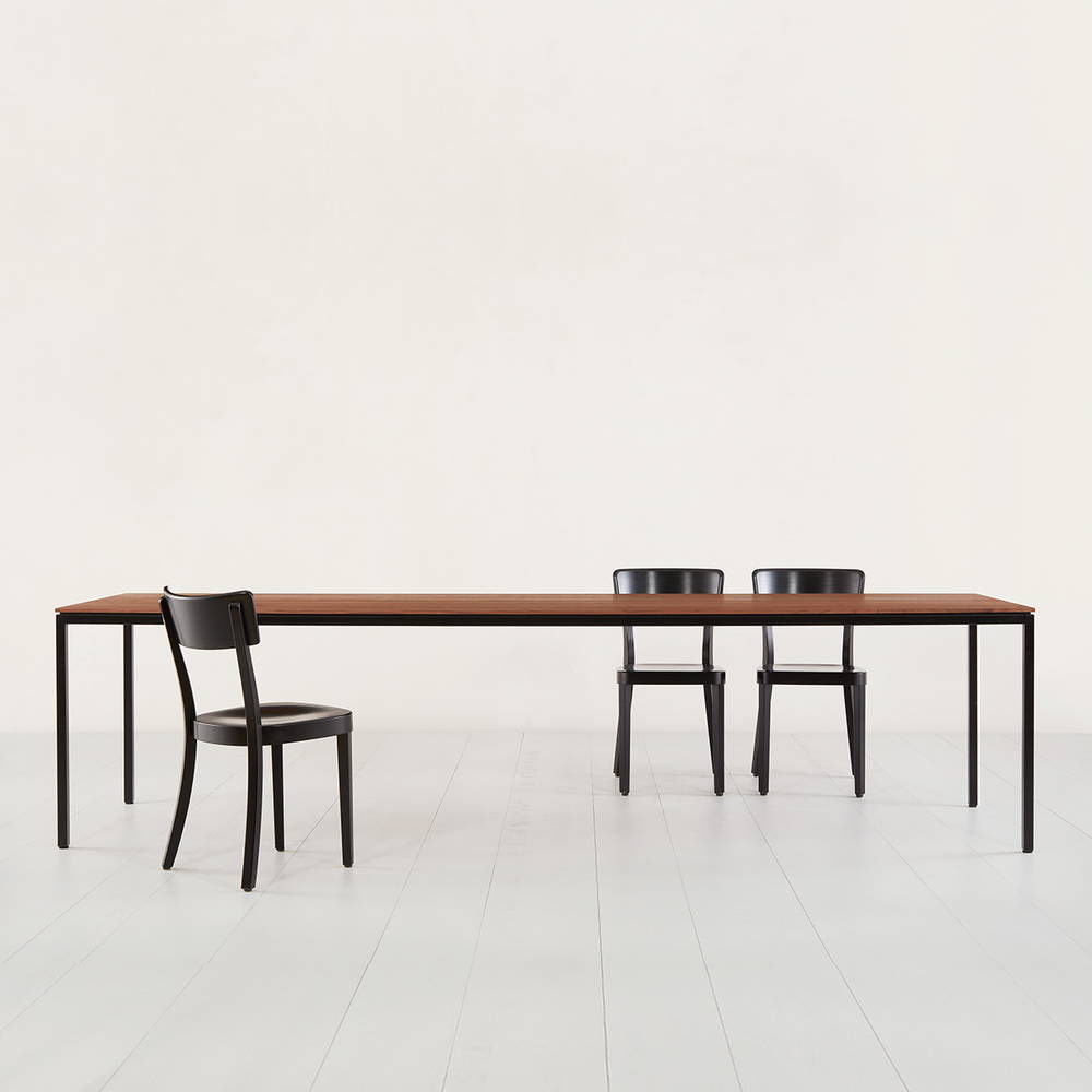 Contemporary work table - UNIVERSAL - Atelier Alinea - laminate / solid ...