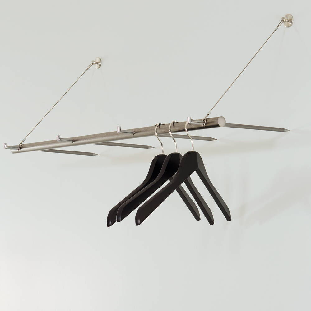 Wall-mounted coat hanger rack - WELTI - Atelier Alinea