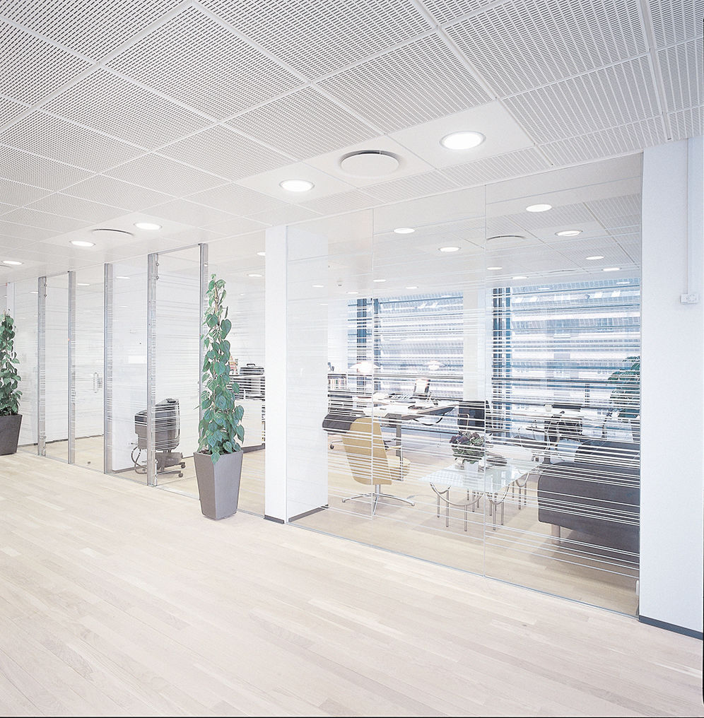 Steel suspended ceiling - DAMPA® Lay - DAMPA - tile / indoor / acoustic