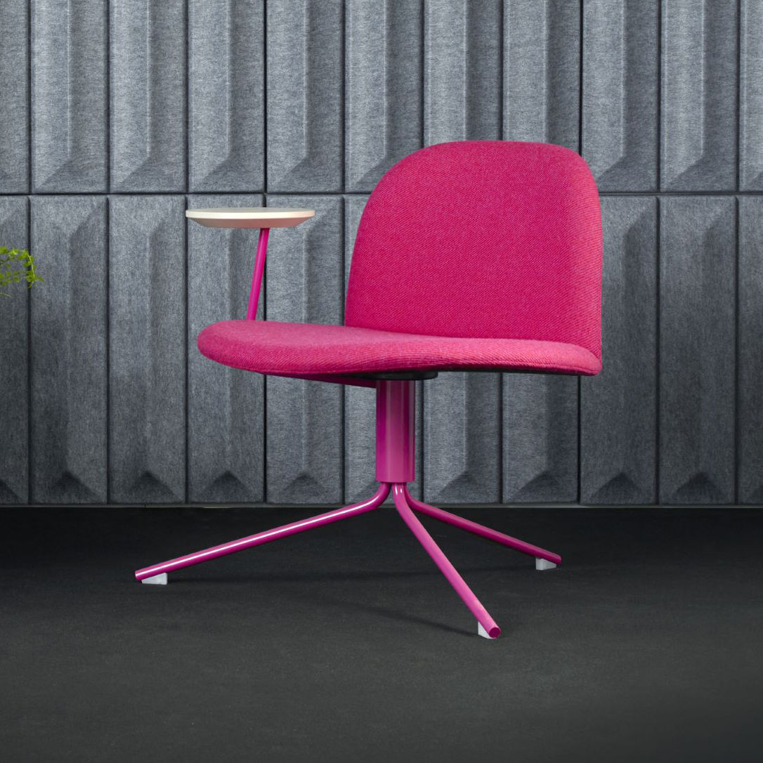 Contemporary visitor chair - SATELLITE - OFFECCT - indoor / fabric ...