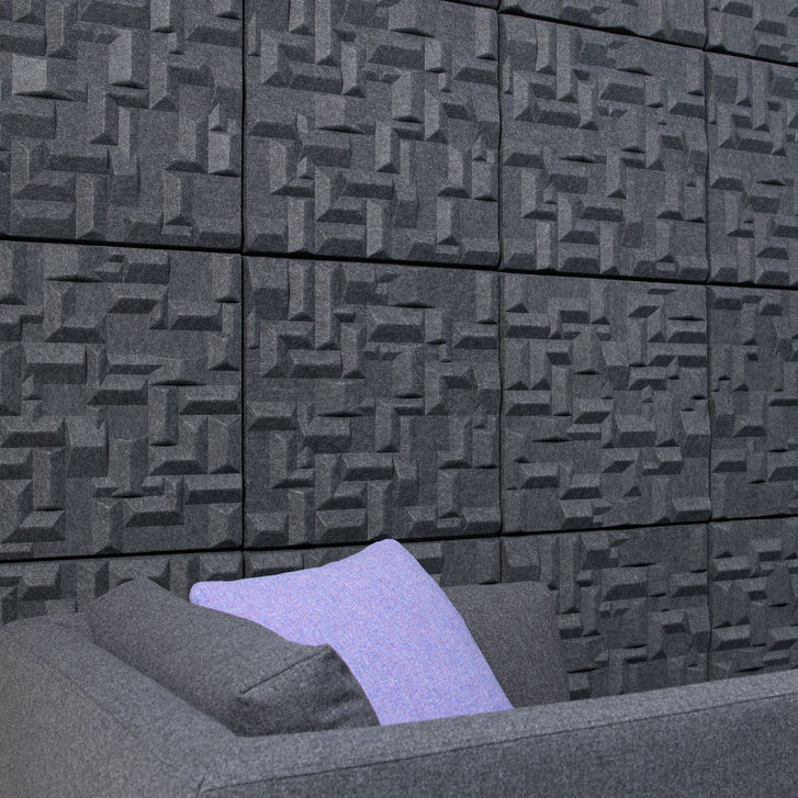 Wall-mounted acoustic panel - SOUNDWAVE® VILLAGE - OFFECCT - polyester ...