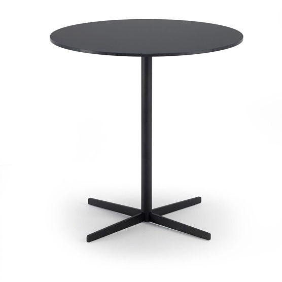 Contemporary bistro table - EZY - OFFECCT - laminate / round / square
