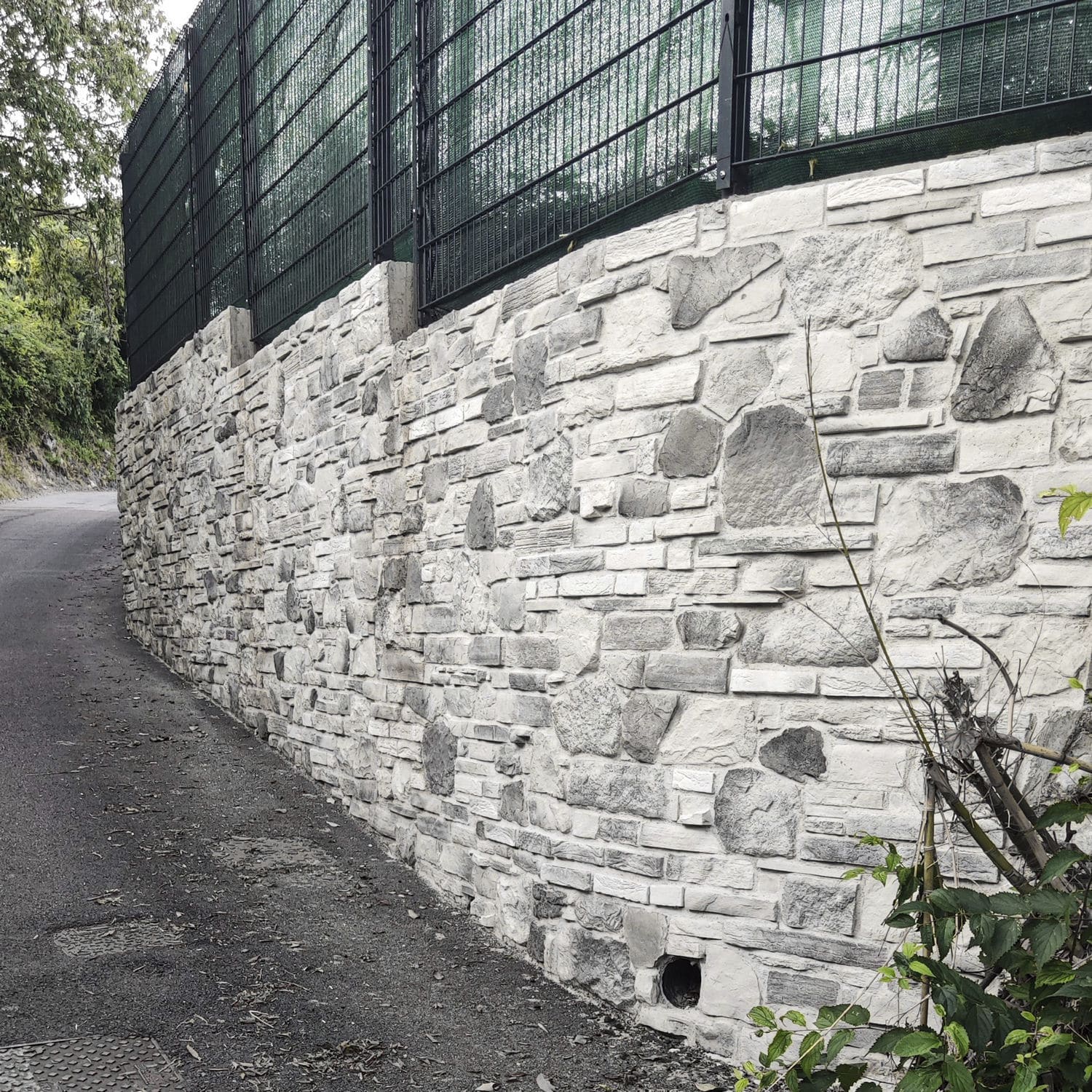 Stone wall cladding - FAVIGNANA - BIOPIETRA - exterior / interior / glued
