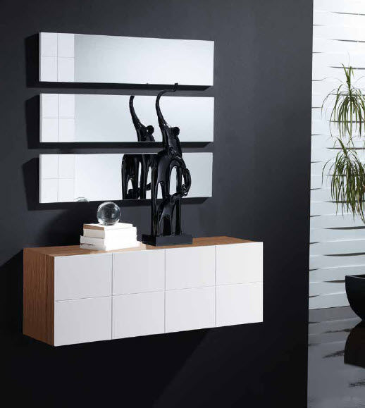 Wall-mounted mirror - MINIPART - Vettas Mobiliario - contemporary ...