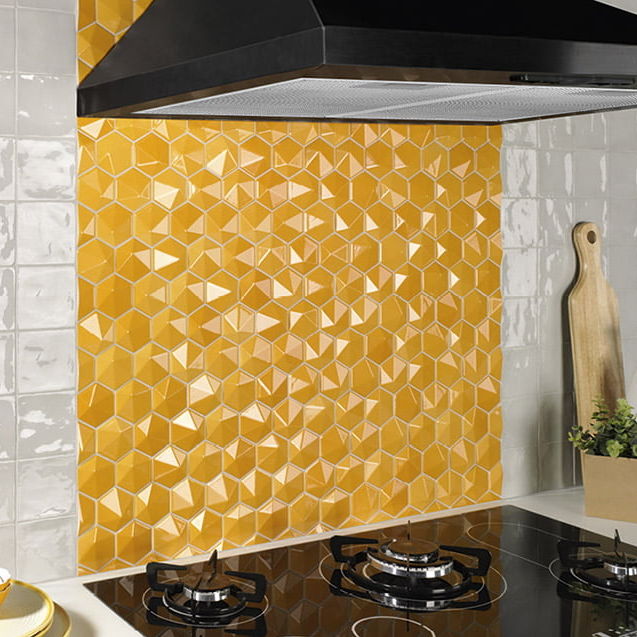 Porcelain stoneware tile - STOW - NATUCER - high-gloss / 3D / indoor