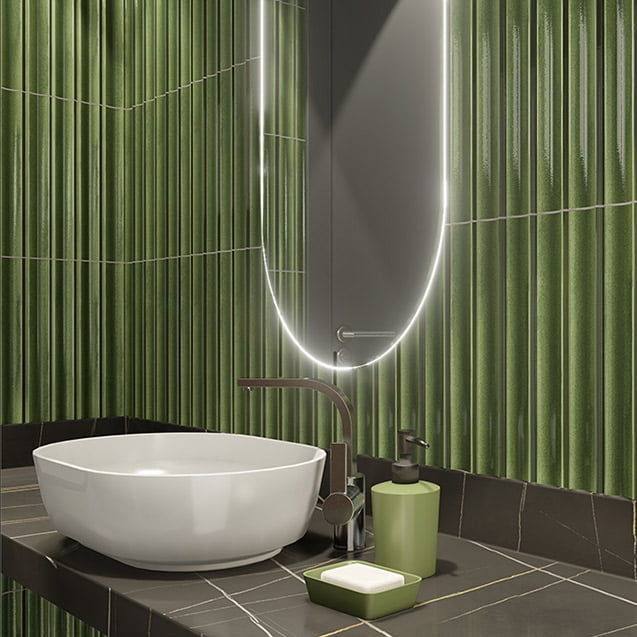 3D tile - JAZZ - NATUCER - porcelain stoneware / high-gloss / indoor