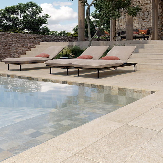 Porcelain stoneware tile - PIRINEOS - NATUCER - matte / indoor / outdoor