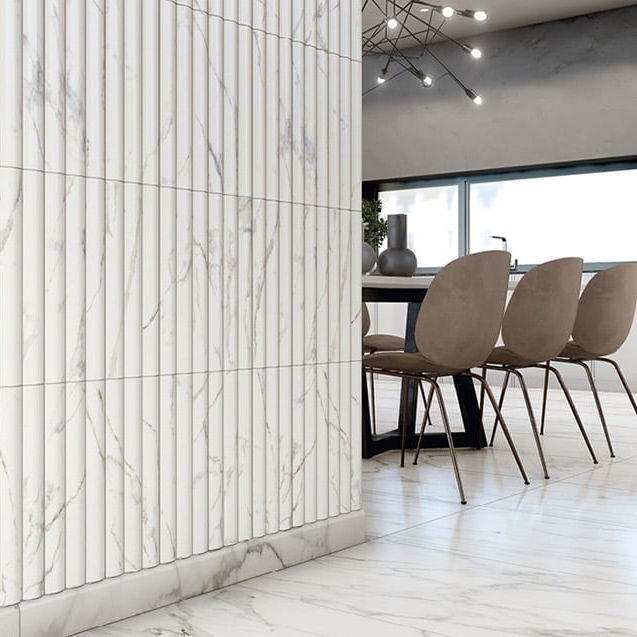 3D tile - SALSA - NATUCER - porcelain stoneware / satin / indoor