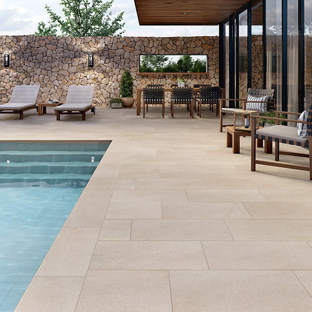 Porcelain stoneware tile - ANETO - NATUCER - matte / indoor / outdoor