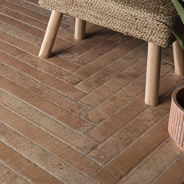 Indoor tile - COTTO - NATUCER - living room / wall / floor