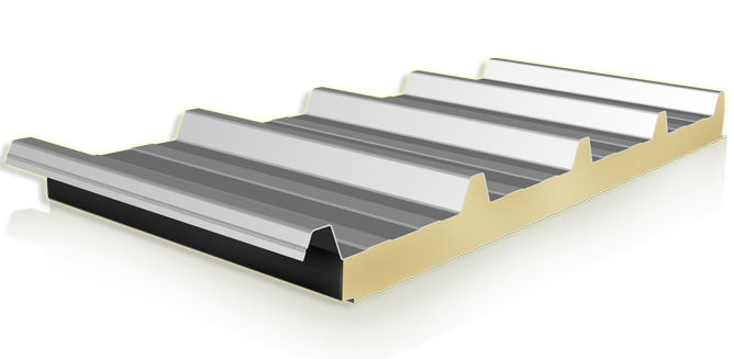 Roof sandwich panel - RAIN 5 - SILEX NAV-SYSTEM - metal facing ...