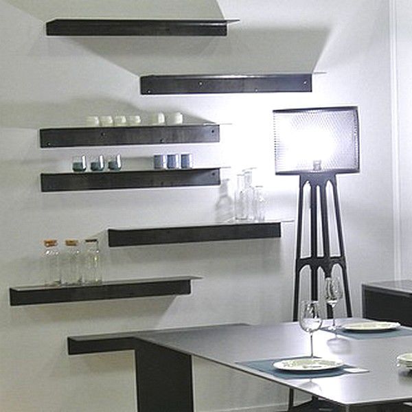 Wall-mounted shelf - MINIMAL - TERRE ET METAL - contemporary / sheet ...