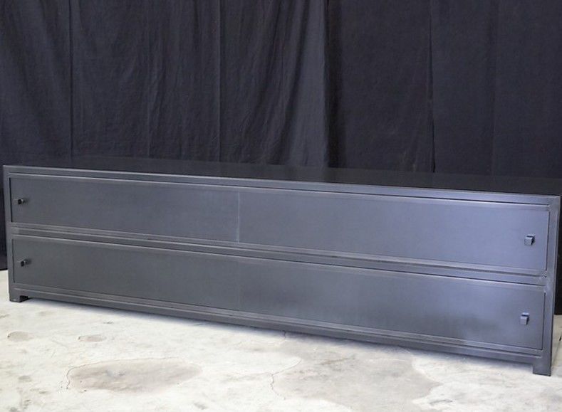 Contemporary television cabinet - MINIMAL TANDEM - TERRE ET METAL ...