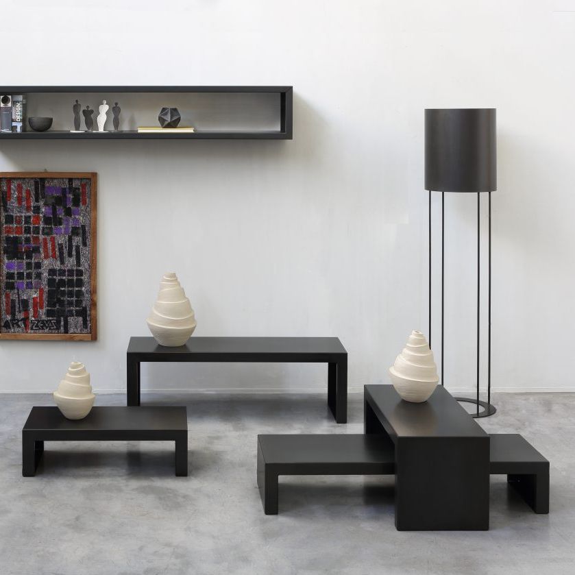 Contemporary coffee table - SMALL IRONY - ZEUS - sheet steel / sheet ...