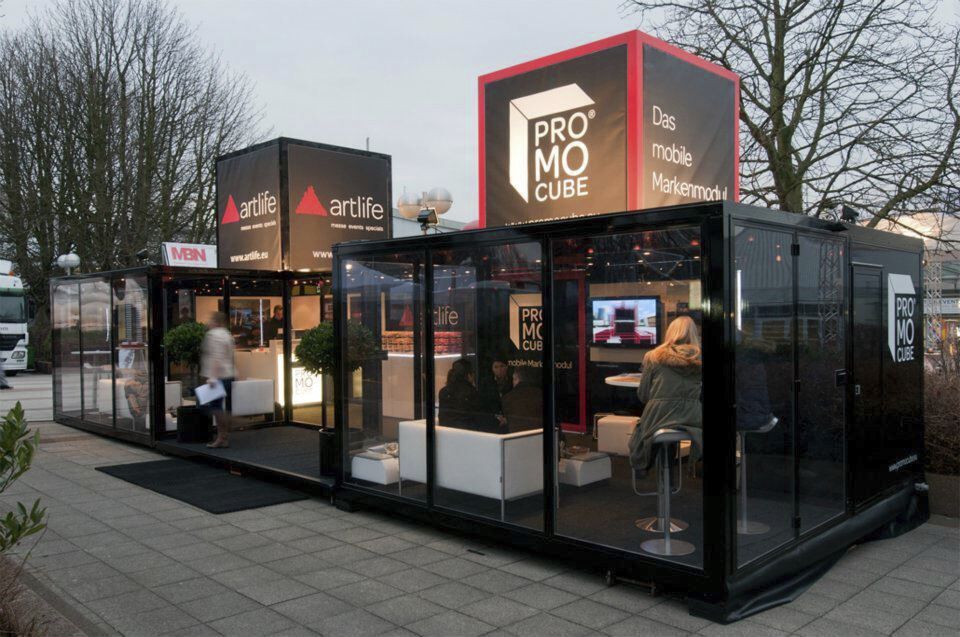 Exhibition stand - CUBES ROADSHOW - FUGU