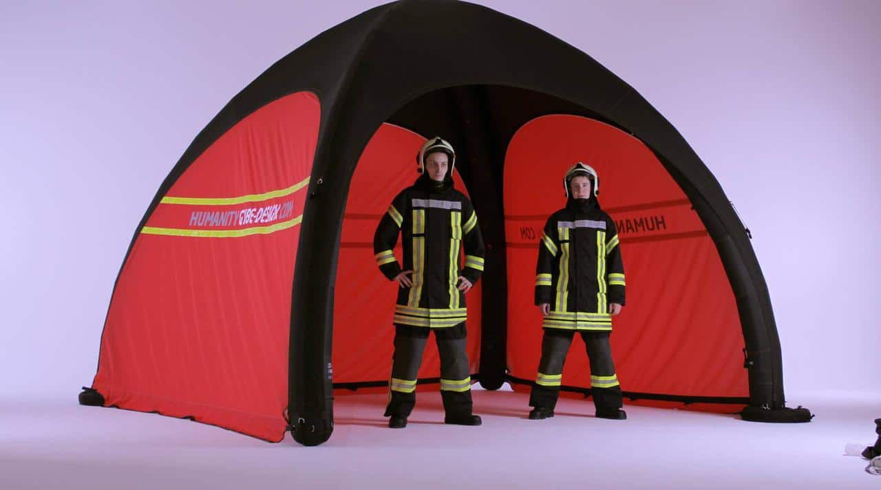 Healthcare facility inflatable structure - HUMANITARIAN - FUGU
