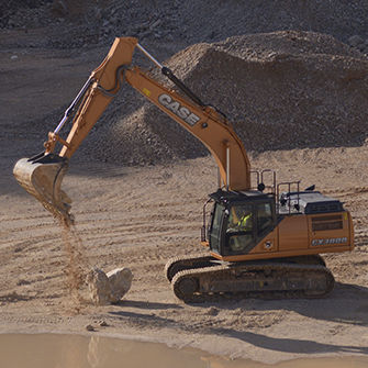 Medium excavator - CX300D - Case Construction - crawler / for ...