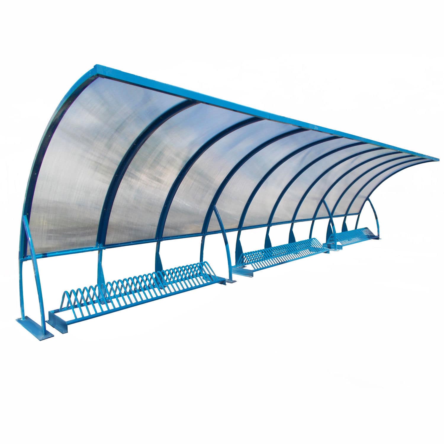 Polycarbonate canopy cycle shelter - SURF - VASART URBAN DESIGN - for ...
