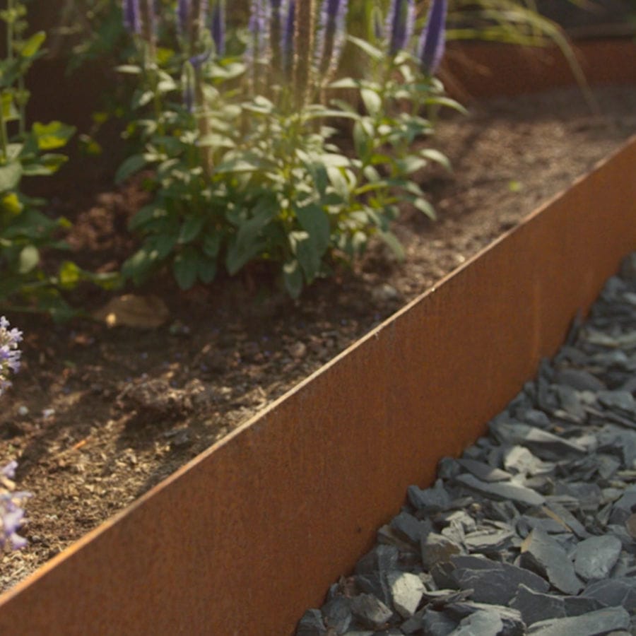 Garden edge - CORE EDGE - ECCO PRODUCTS - for landscaping / steel / linear