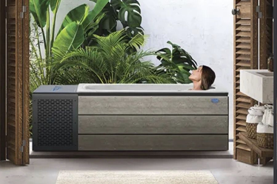 Above-ground hot tub - The Patio Chill - Cal Spas - rectangular / 1 ...