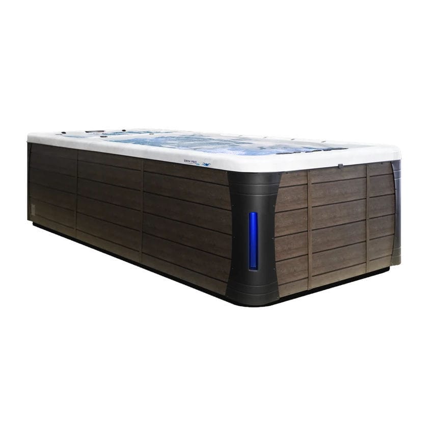 Above-ground swim spa - CHILL SWIM - Cal Spas - rectangular ...