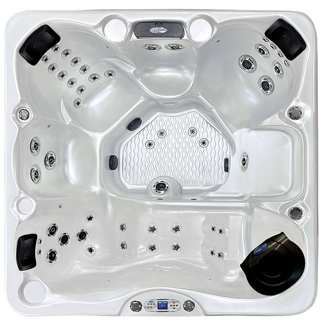 Above-ground hot tub - Pacifica - Cal Spas - square / 6-person / acrylic