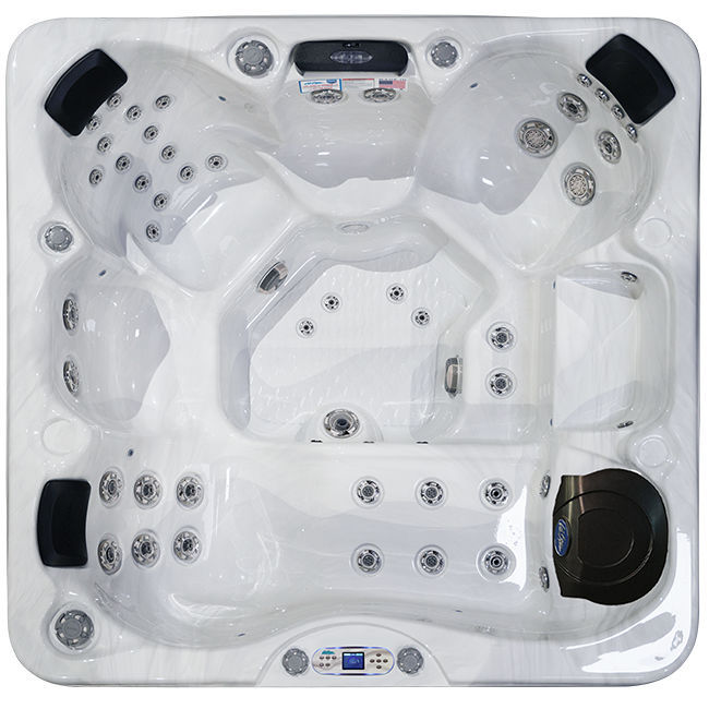Above-ground hot tub - Costa - Cal Spas - square / 6-person / acrylic