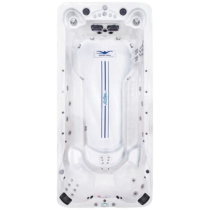 Above-ground swim spa - Commander - Cal Spas - rectangular / 12-person ...